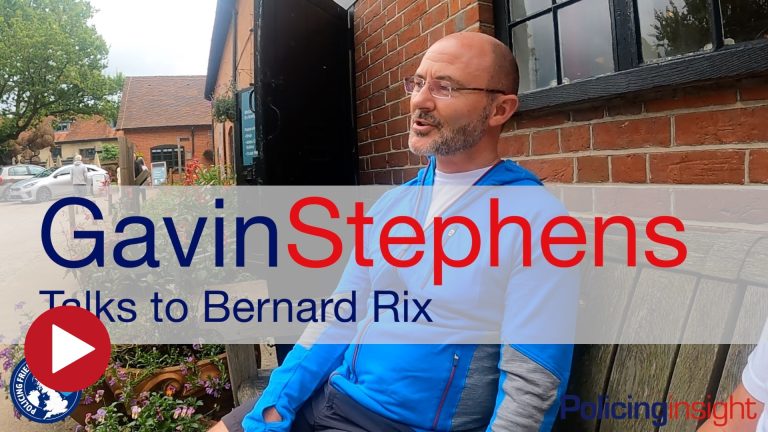 Meeting Gavin Stephens, Chief Constable of Surrey Police - PolicingTV