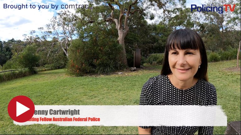 Meeting AIPM Visiting Fellow Dr Jenny Cartwright at the Australian Institute of Police ...
