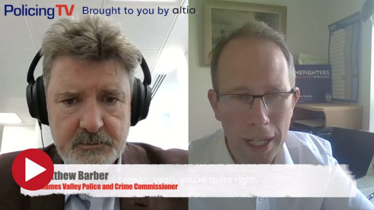 Interview with Thames Valley’s re-elected PCC Matthew Barber - PolicingTV