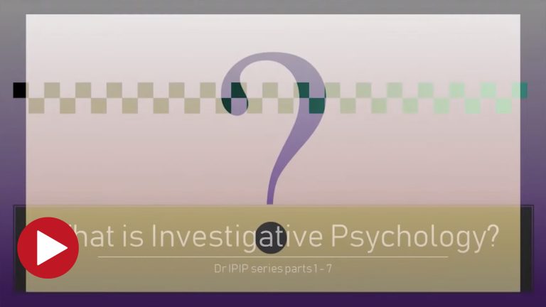 What Is Investigative Psychology? (Part 1) - PolicingTV